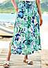 Cotton Traders Pull-On Printed Crinkle Maxi Skirt | Kaleidoscope