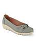 Cotton Traders Sage Soft Step Buckle Shoes | Kaleidoscope