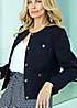 Cotton Traders Short Boucle Jacket | Kaleidoscope