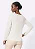 Creation L Curved Neck Long Sleeve Top | Kaleidoscope