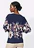 Creation L Floral Three-Quarter Sleeve Top | Kaleidoscope