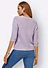 Creation L Three-Quarter Sleeve Cable Knit Sweater | Kaleidoscope