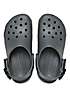 Crocs Dark Grey Classic Buckle Clogs | Kaleidoscope
