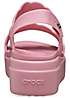 Crocs Pink Brooklyn Woven Low Wedge Sandals | Kaleidoscope