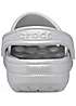 Crocs Silver Classic Glitter Clogs | Kaleidoscope