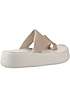 Crocs White Getaway Toe Loop Platform Sandals | Kaleidoscope