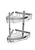 Croydex Two Tier Wall Mounted Corner Shower Caddy | Kaleidoscope