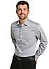 Double Two Grey Non-iron Pure Cotton Twill Shirt Double Cuff | Kaleidoscope