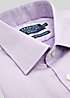 Double Two Lilac Non-iron Pure Cotton Twill Shirt | Kaleidoscope