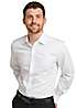 Double Two White Non-iron Pure Cotton Twill Shirt Double Cuff ...