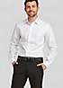 Double Two White Non-iron Pure Cotton Twill Shirt | Kaleidoscope