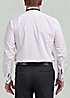 Double Two White Wing Collar Ribbed Piqué Dress Shirt - 15.5 inch ...