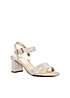 Dune London Merisa Gold Heeled Sandals | Kaleidoscope
