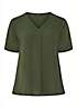 Evans Curve Front Pleat Blouse | Kaleidoscope