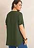 Evans Curve Front Pleat Blouse | Kaleidoscope
