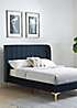 Evora Velvet Fabric Bedframe | Kaleidoscope