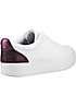 FitFlop White Rally Crystal-Backtab Trainers | Kaleidoscope
