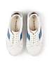 Freestyle Esme Stripe White Leather Trainers | Kaleidoscope