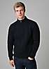 French Connection Half Zip Cable Knit Jumper | Kaleidoscope