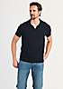 French Connection Short Sleeve Open Collar Polo Shirt | Kaleidoscope