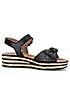 Gabor Affection Black Open-Toe Sandals | Kaleidoscope