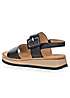 Gabor Aviemore Black Open-Toe Sandals | Kaleidoscope