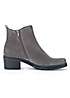 Gabor Block Heel Suede Ankle Boots | Kaleidoscope