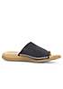 Gabor Lanzarote Dark Blue Toe Loop Sandals | Kaleidoscope