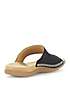 Gabor Lanzarote Dark Blue Toe Loop Sandals | Kaleidoscope