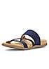 Gabor Tomcat Dark Blue Slip On Sandals | Kaleidoscope