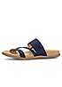 Gabor Tomcat Dark Blue Slip On Sandals | Kaleidoscope