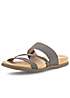 Gabor Tomcat Grey Slip-On Sandals | Kaleidoscope