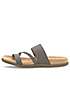 Gabor Tomcat Grey Slip-On Sandals | Kaleidoscope