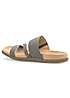 Gabor Tomcat Grey Slip-On Sandals | Kaleidoscope