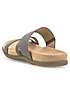 Gabor Tomcat Grey Slip-On Sandals | Kaleidoscope