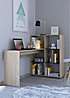 Harvard Corner Desk with Bookcase | Kaleidoscope