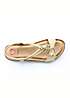 Heavenly Feet Chime Gold Sandals | Kaleidoscope