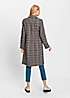 Heine Wool Blend Check Coat | Kaleidoscope
