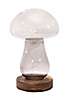 Hestia LED Grey Glass Mushroom Table Light | Kaleidoscope