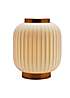 Hestia Ribbed Lantern Style Porcelain Lamp | Kaleidoscope