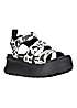 Hey Dude Black Delray Buckle Animal Sandals | Kaleidoscope