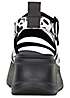 Hey Dude Black Delray Buckle Animal Sandals | Kaleidoscope