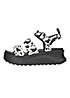 Hey Dude Black Delray Buckle Animal Sandals | Kaleidoscope