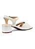 Hotter White Sand Riviera Formal Sandals | Kaleidoscope