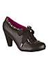 Irregular Choice Classico Black Lace Up Shoes | Kaleidoscope