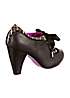 Irregular Choice Classico Black Lace Up Shoes | Kaleidoscope