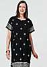 Izabel London Border Print Knee Length Shift Dress | Kaleidoscope
