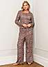Jim Jam The Label Leopard Print Pointelle Set | Kaleidoscope