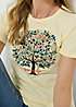 Joe Browns Floral Tree Print Graphic T-Shirt | Kaleidoscope