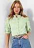 Joe Browns Frilly Neck Broderie Embroidered Blouse | Kaleidoscope